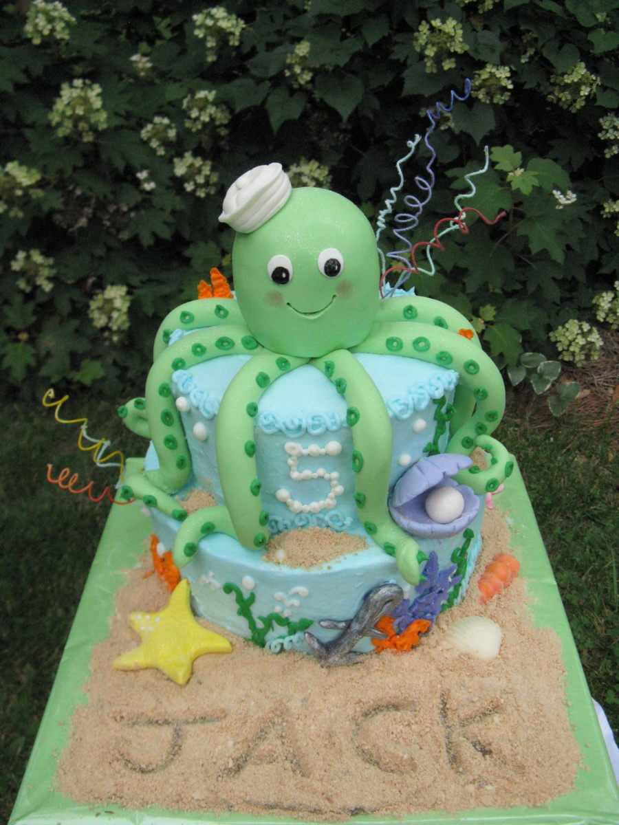 Octopus Birthday! - CakeCentral.com