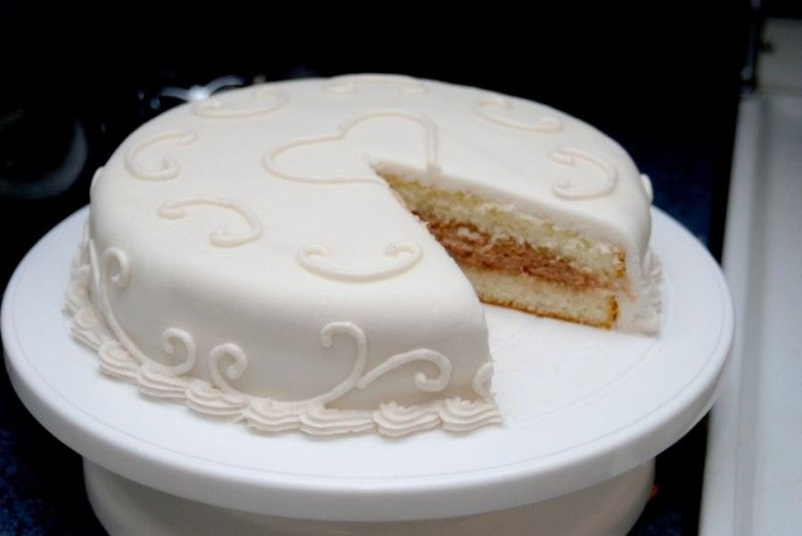 First Fondant- Filling - CakeCentral.com