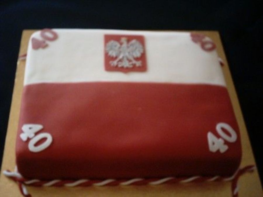 Polish Flag - CakeCentral.com