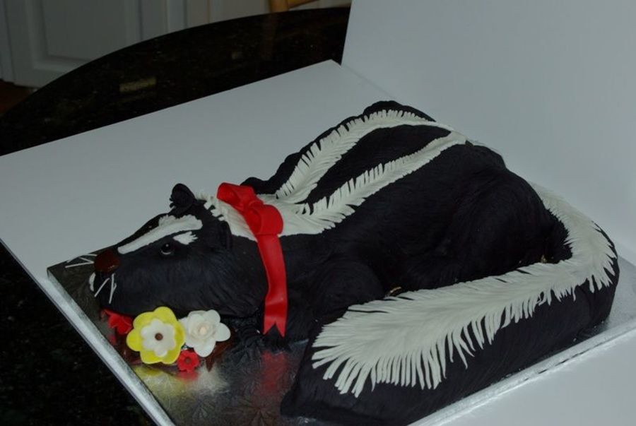 Skunk Cake - CakeCentral.com