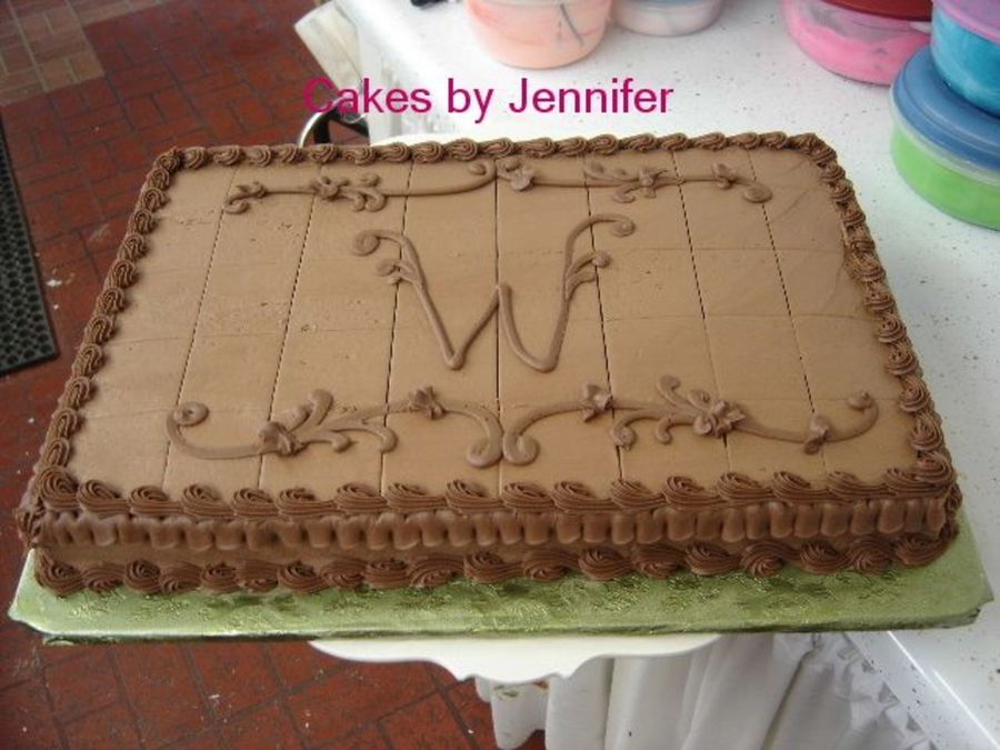"w" Monogram - CakeCentral.com
