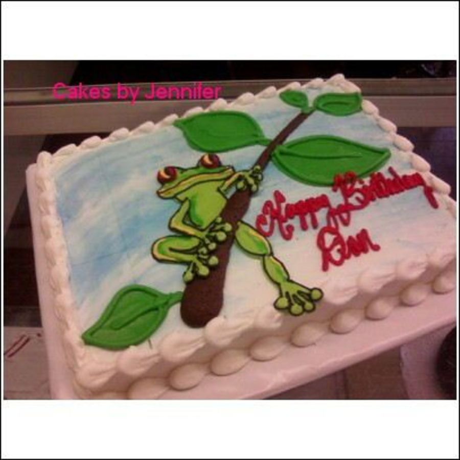 Tree Frog - CakeCentral.com