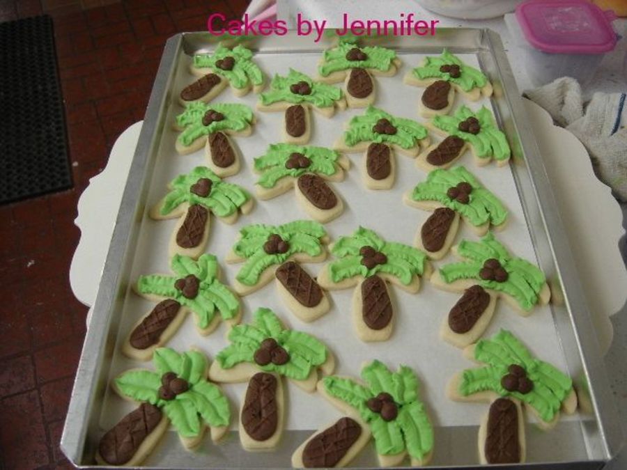 Palm Tree Cookies - CakeCentral.com