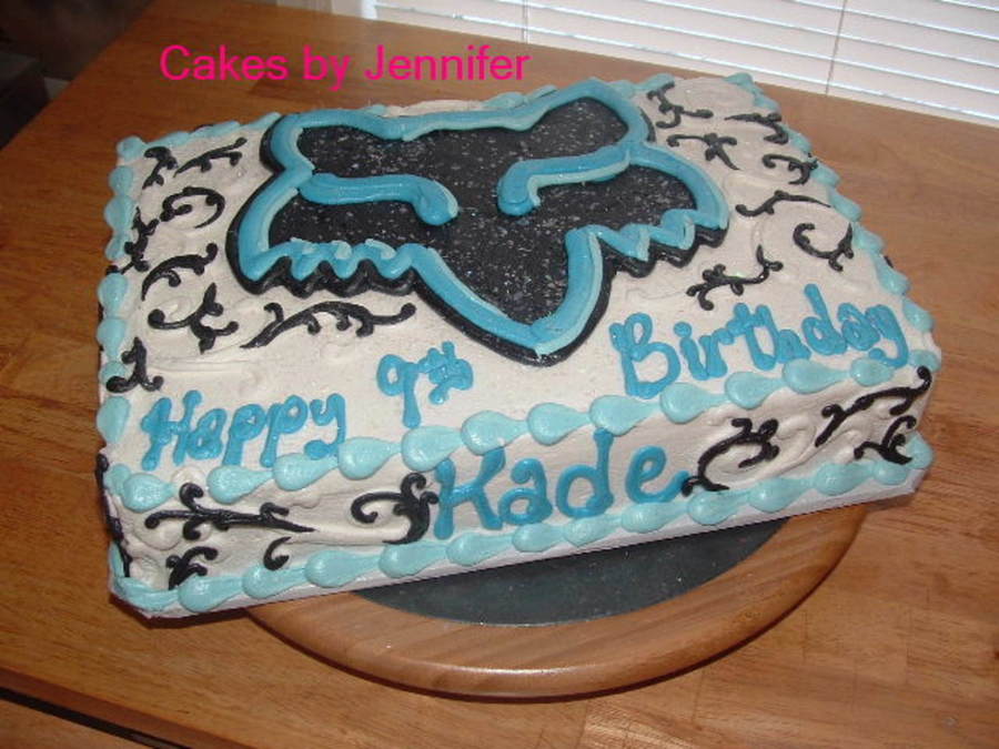 Fox Racing Logo - CakeCentral.com