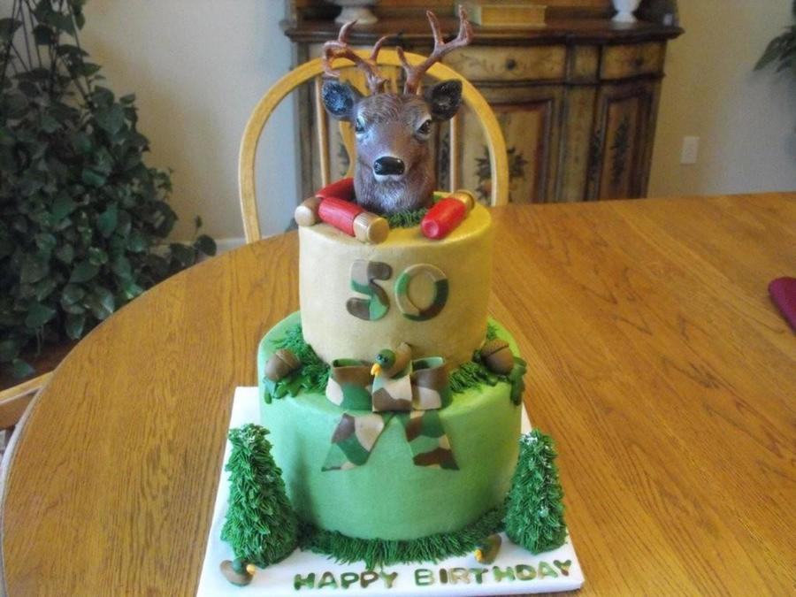 Deer Head Birthday - CakeCentral.com