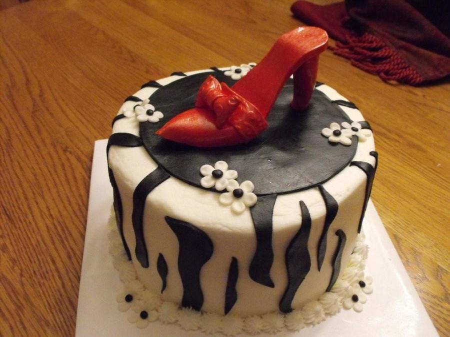 Red High Heel - CakeCentral.com