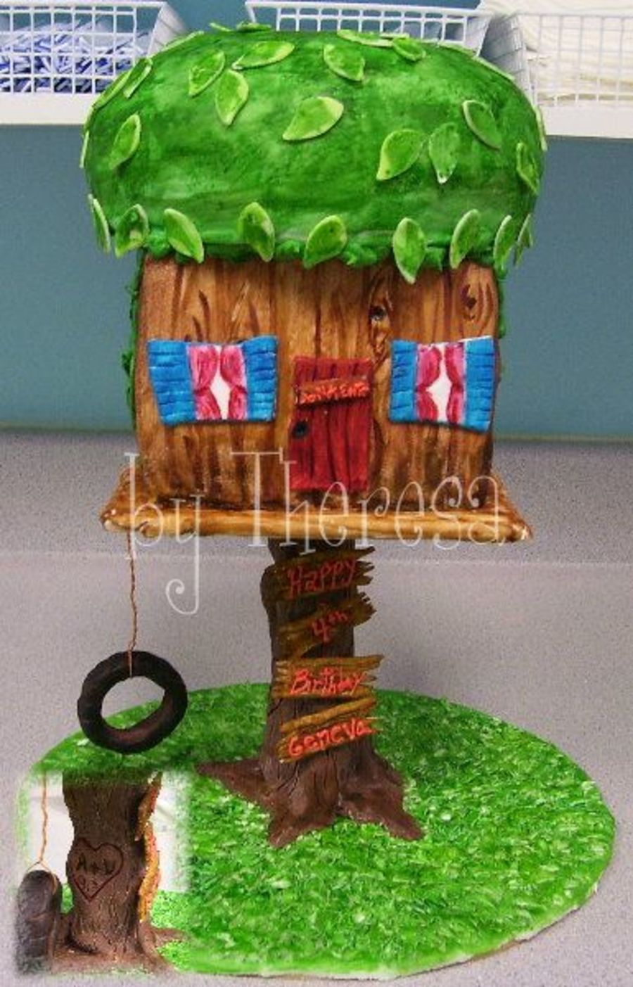 Tree House For Geneva - CakeCentral.com