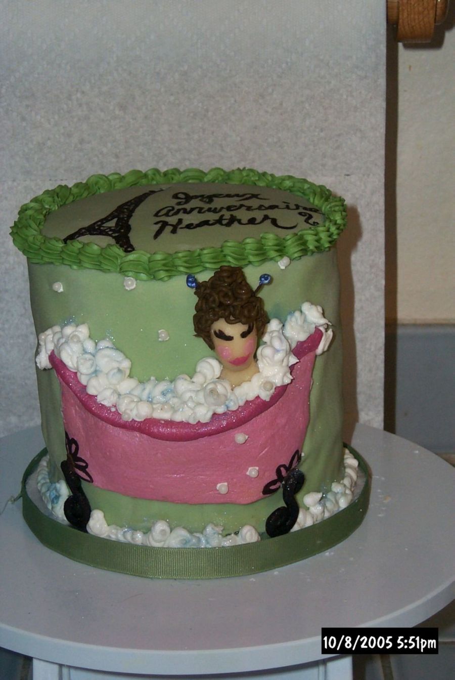Parisian Bubble Bath Cake - CakeCentral.com
