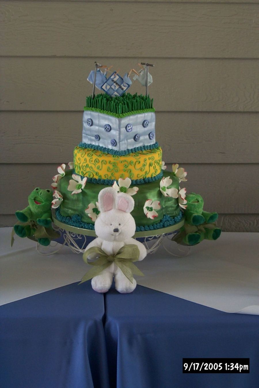 Clothesline Baby Shower - CakeCentral.com