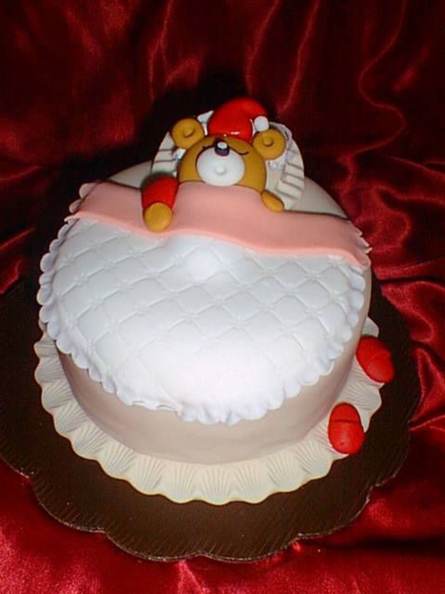 Sleeping Teddy Bear - CakeCentral.com