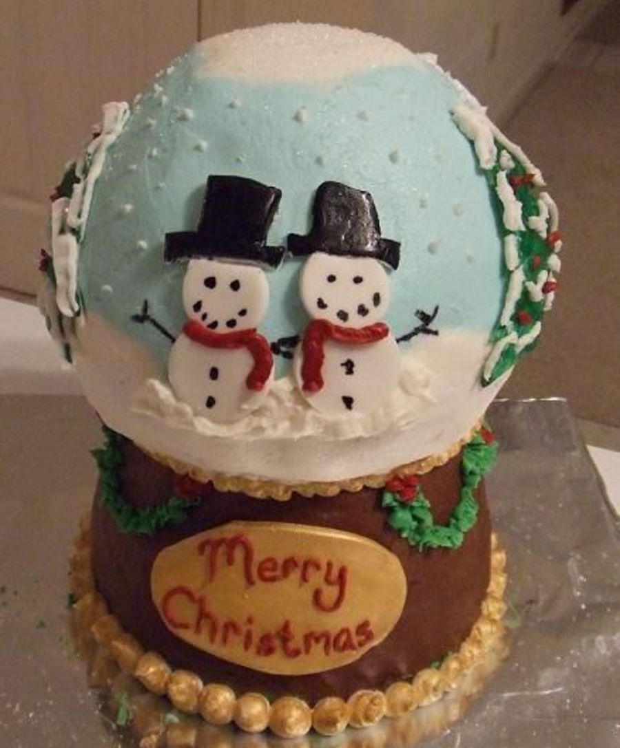 Snow Globe Cake - CakeCentral.com