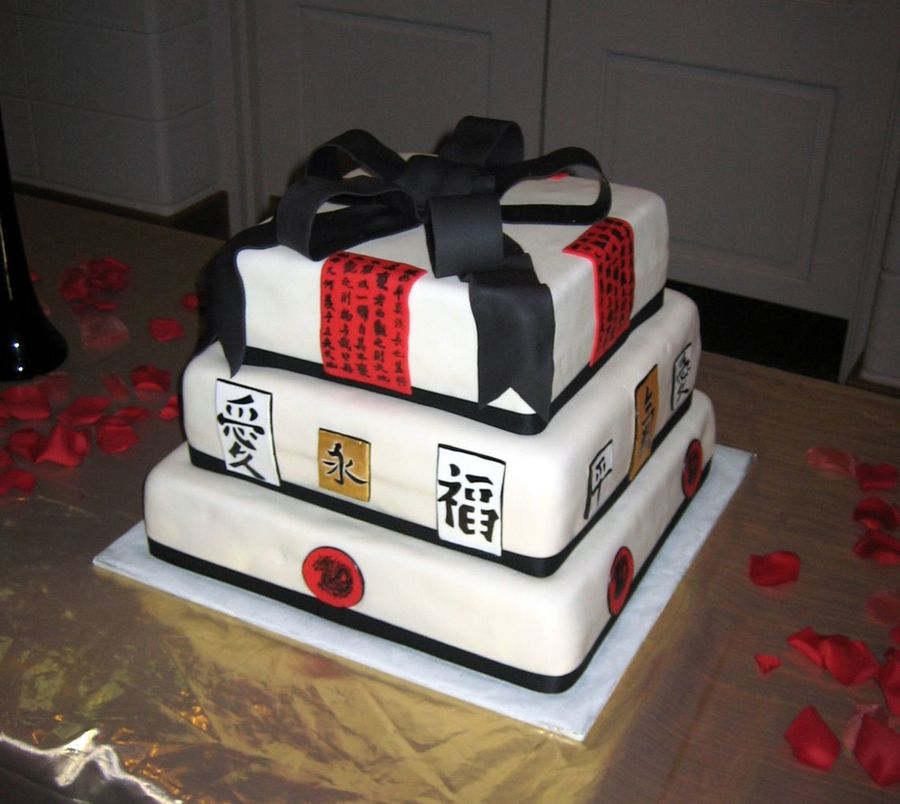 Chinese Themed Cake - CakeCentral.com