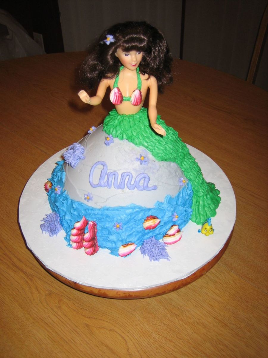 Mermaid Cake - CakeCentral.com