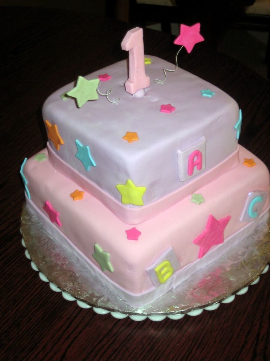Baby's First Birthday Cake - CakeCentral.com