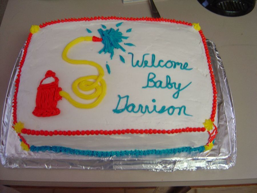 Fireman Baby Shower - CakeCentral.com