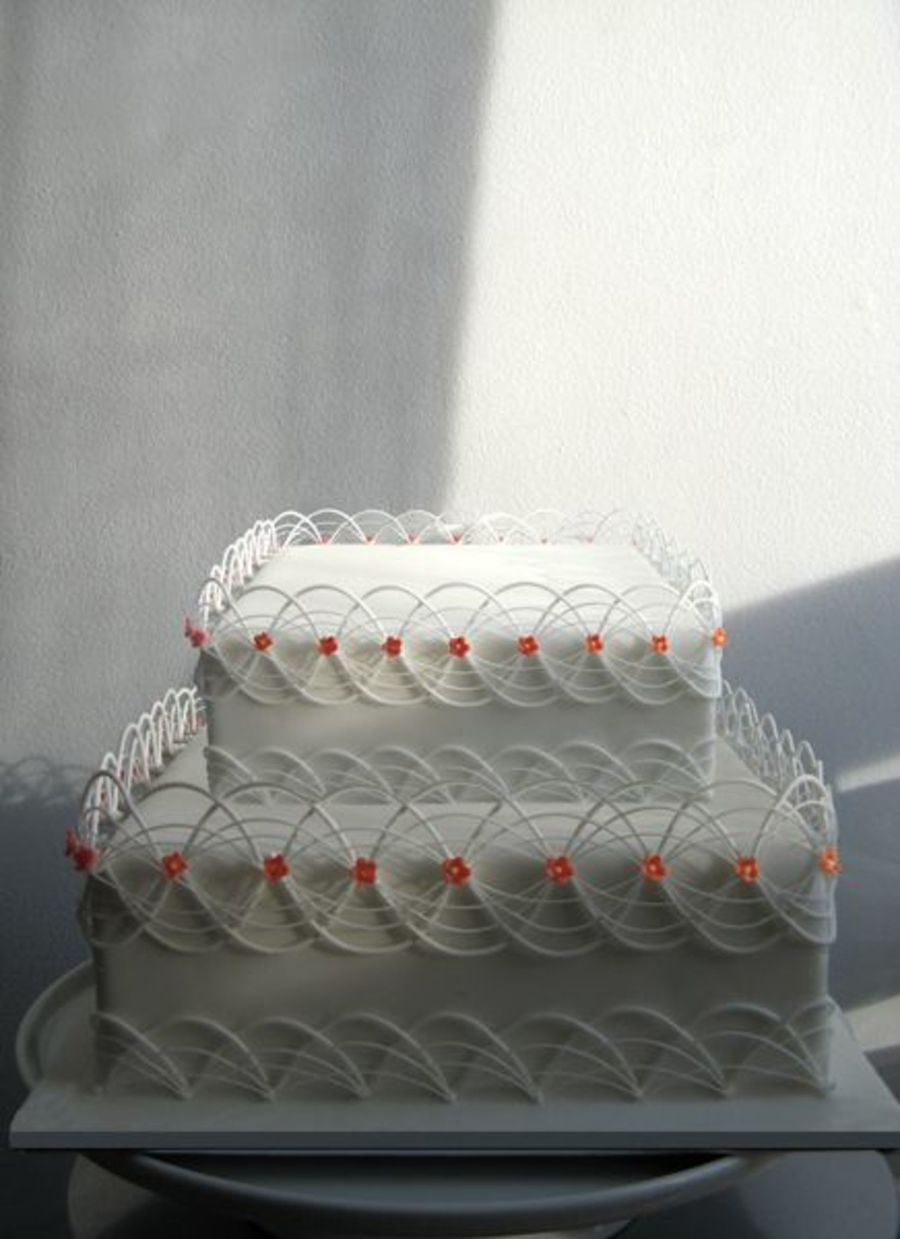 My First String Cake - CakeCentral.com