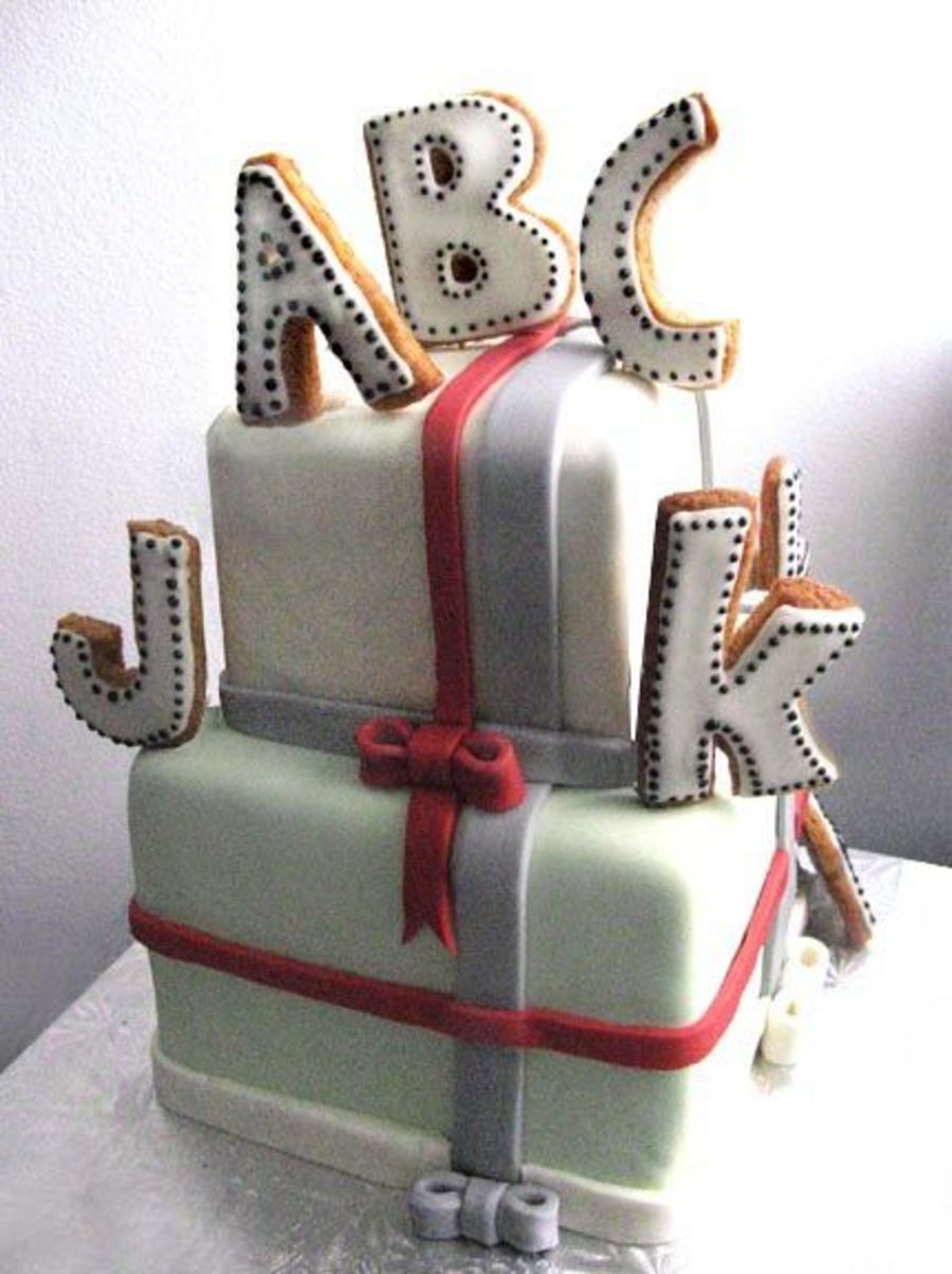Alphabet Cake - CakeCentral.com