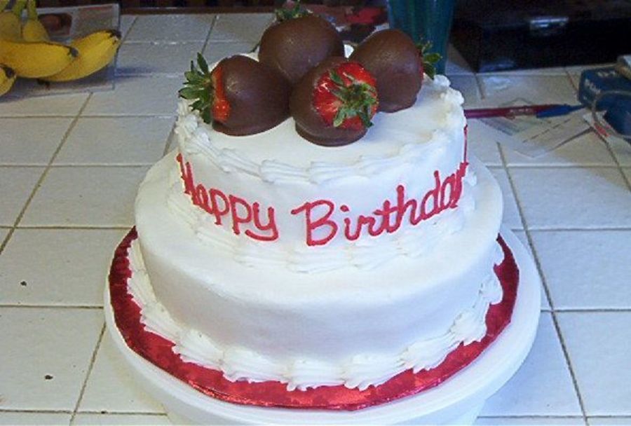 Birthday Cake / Sample Wedding Cake - CakeCentral.com