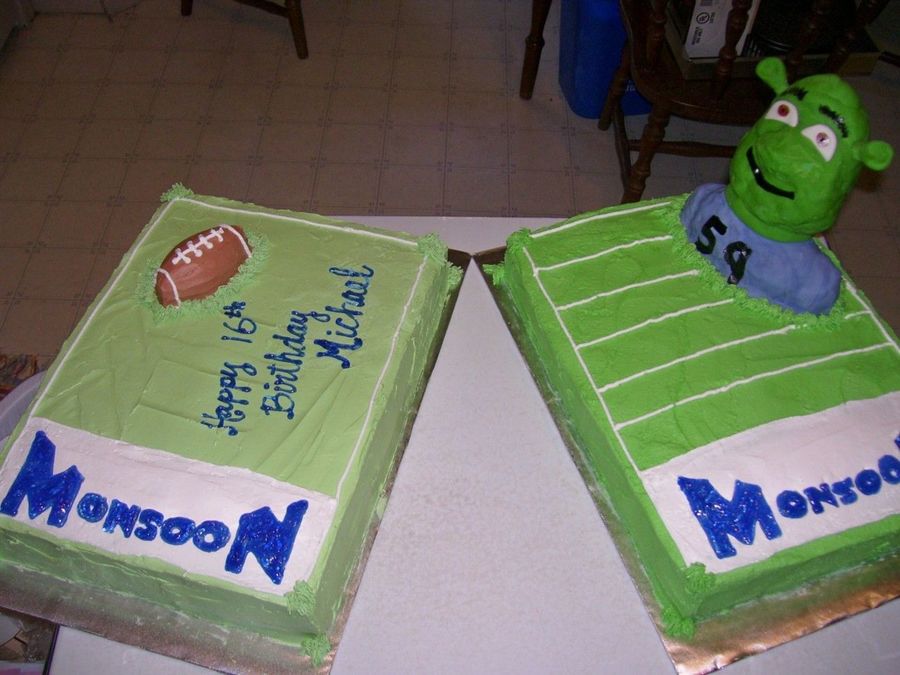 Shrek Football - CakeCentral.com
