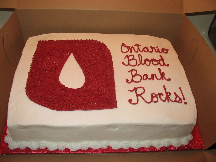 Blood Bank Cake - CakeCentral.com