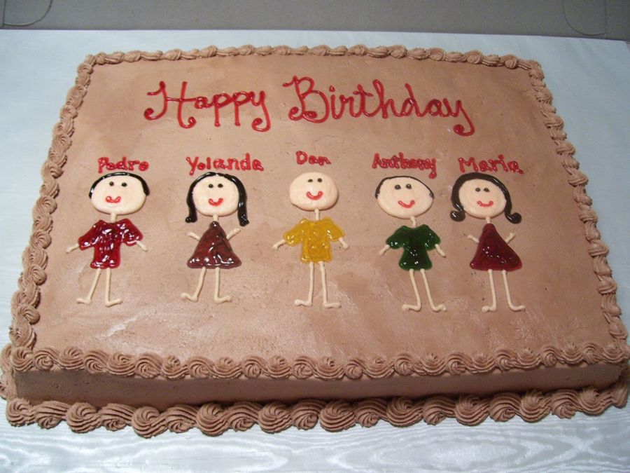 Stick Figure Bdays - CakeCentral.com