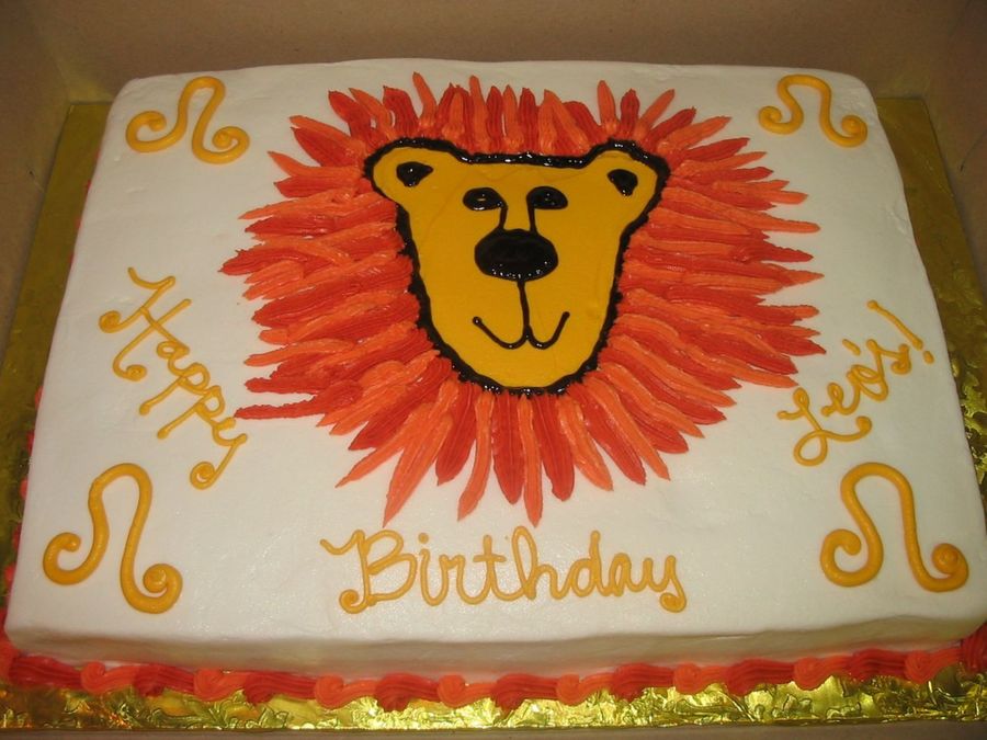 Leo Cake - CakeCentral.com