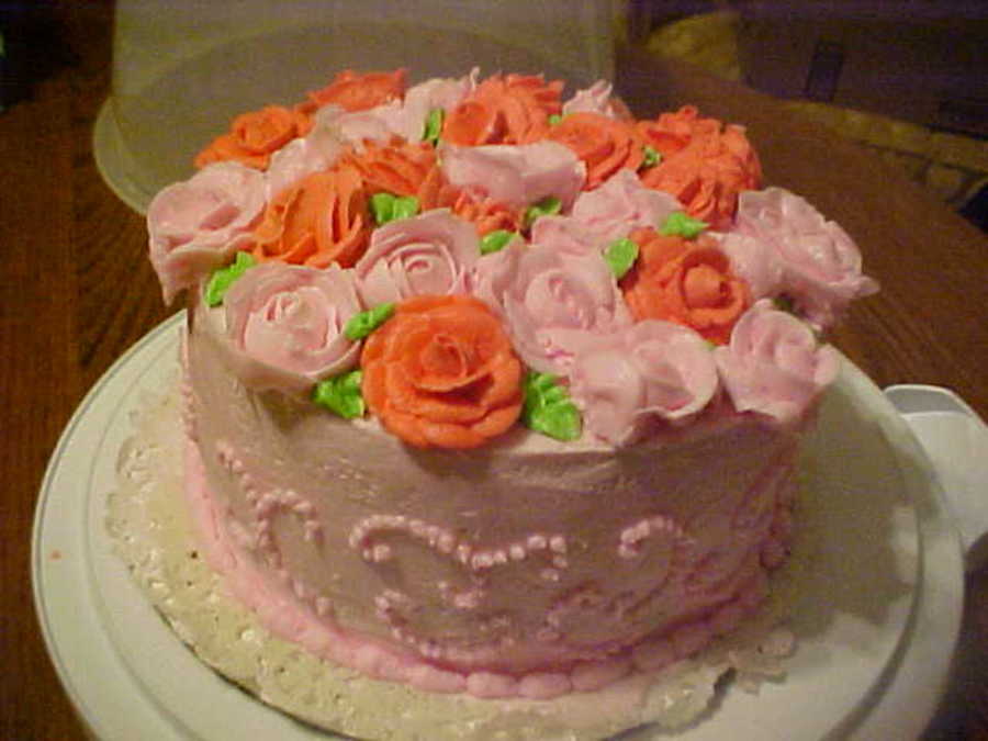 Rose Cake - CakeCentral.com