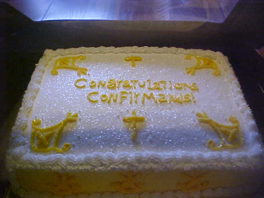 Confirmation Cake - CakeCentral.com