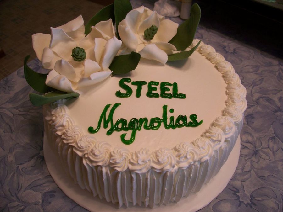 "steel Magnolias" Play Cast Party Cake - CakeCentral.com