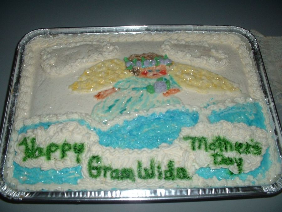 Grama's Mother's Day Cake - CakeCentral.com