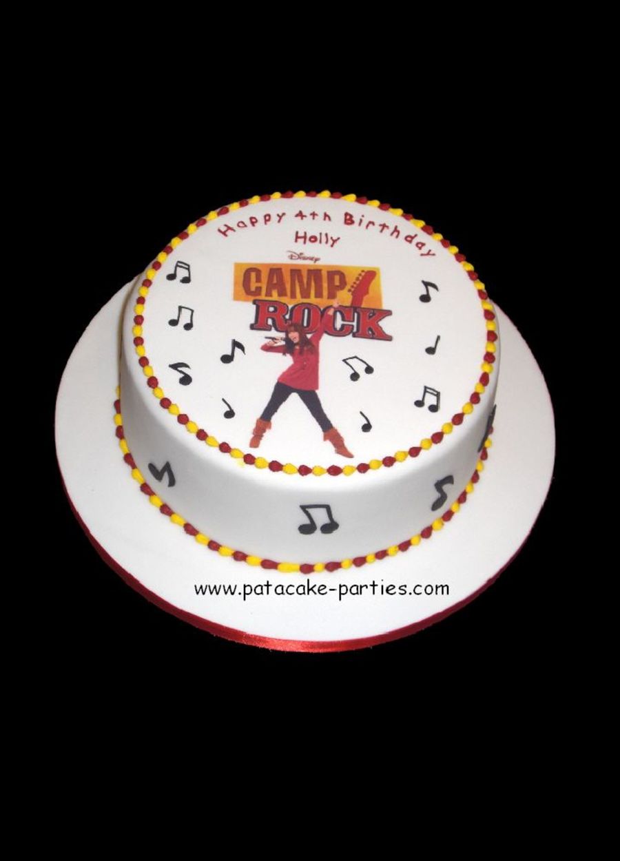 Camp Rock Cake - CakeCentral.com