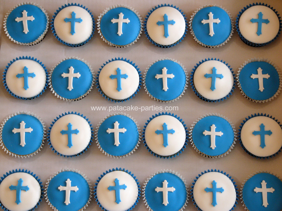 First Holy Communion Cupcake Tower - CakeCentral.com