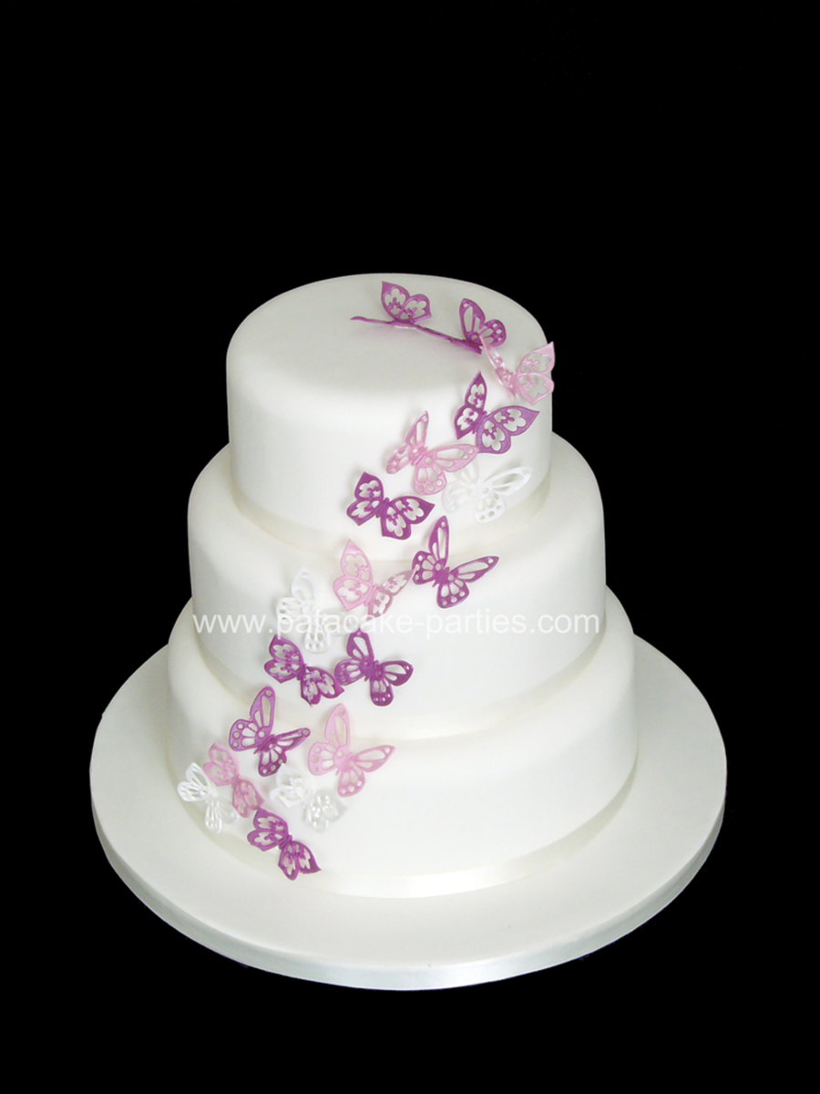 Butterfly Wedding Cake - CakeCentral.com
