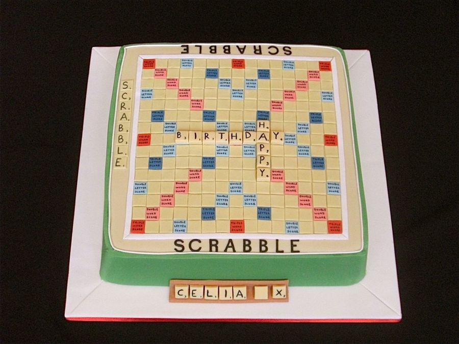 Scrabble Cake - CakeCentral.com