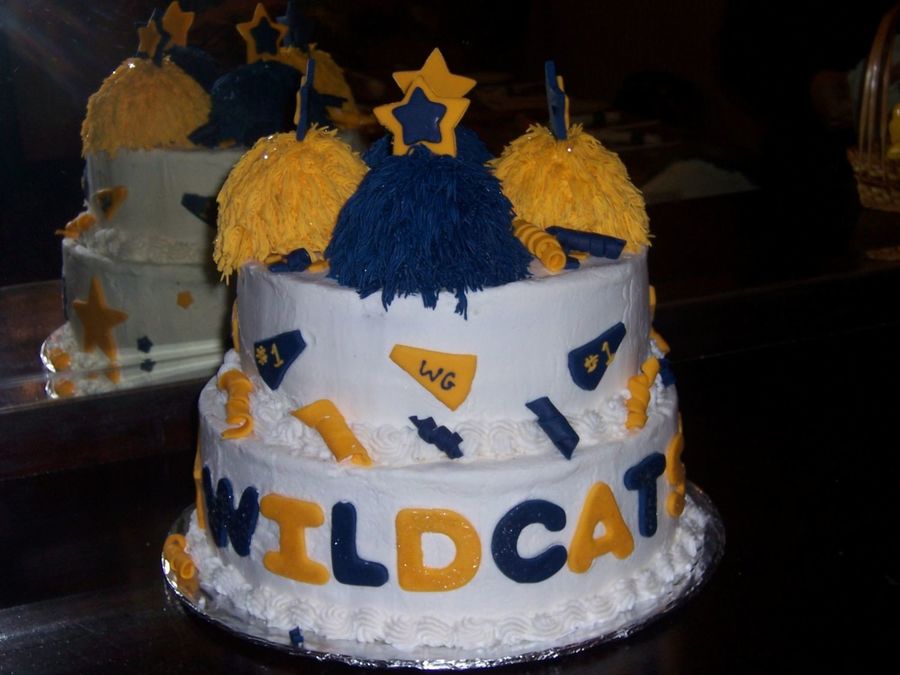 Cheerleading Cake - CakeCentral.com