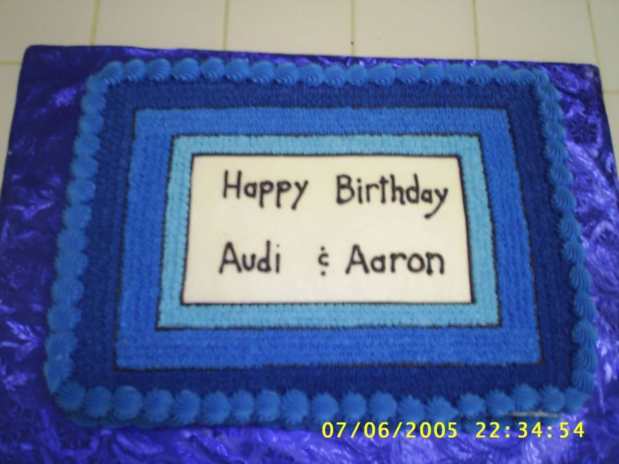 Birthday Cake For 13 Year Old Twin Boys - CakeCentral.com