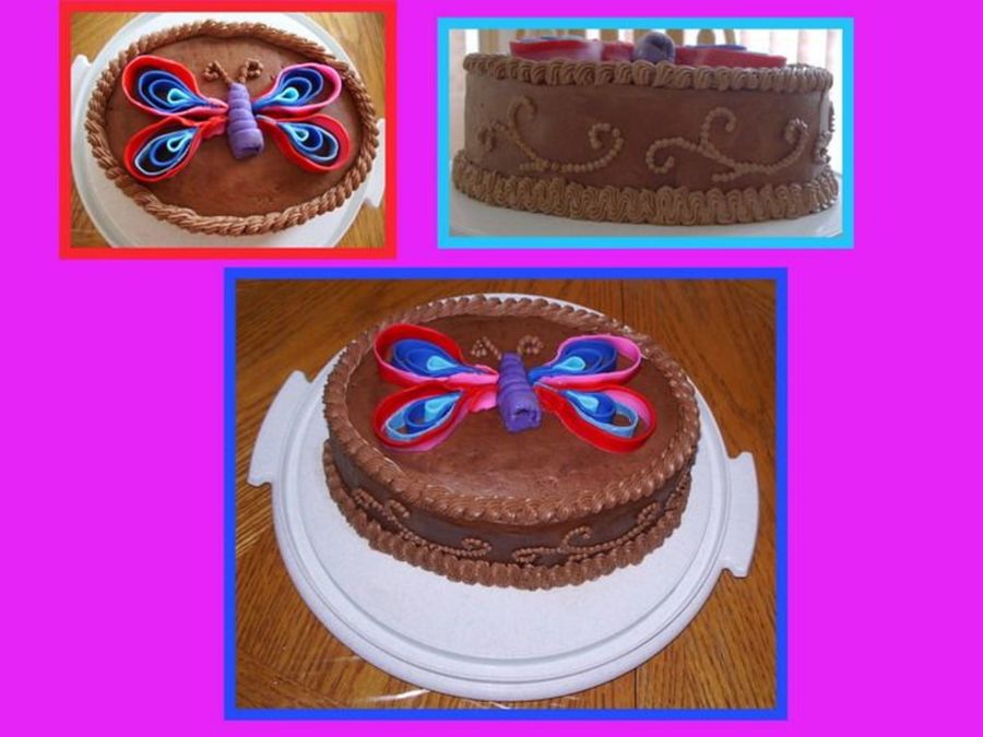 Quill Butterfly - CakeCentral.com