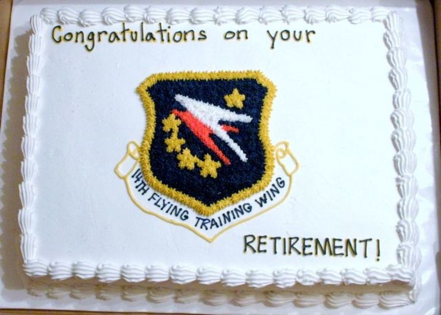 Air Force Retirement Cake - CakeCentral.com