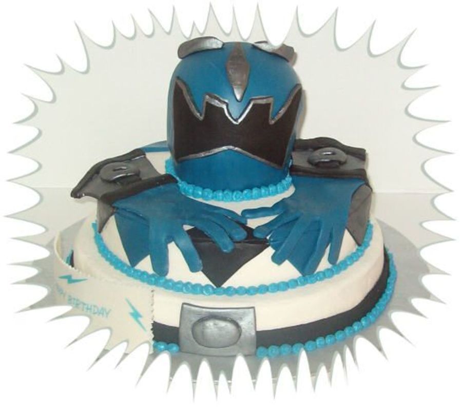 Blue Power Ranger - CakeCentral.com