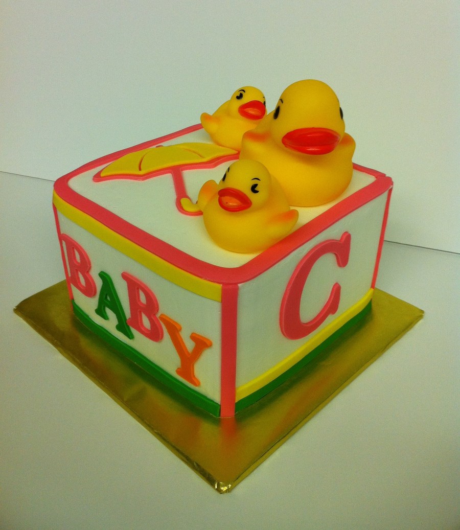 Baby Block Cake - CakeCentral.com