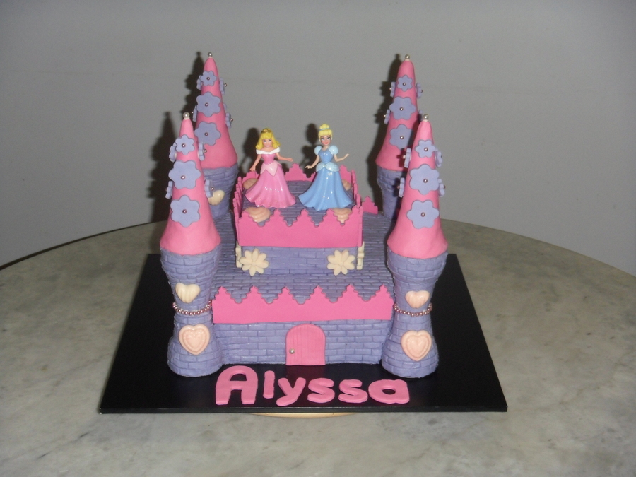 Princess Castle Cake - CakeCentral.com