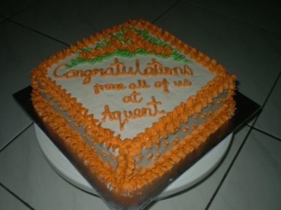 Orange Borders - CakeCentral.com