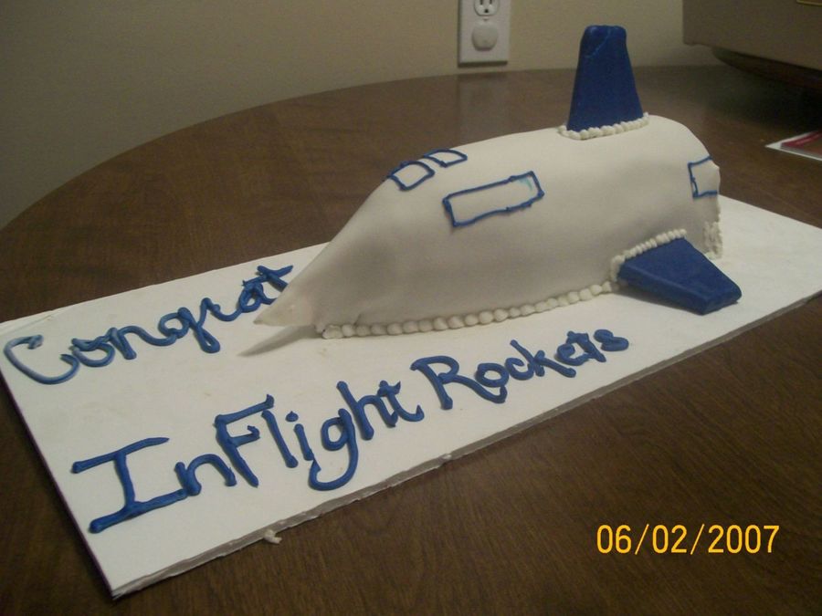 Inflight Rockets Cake - CakeCentral.com