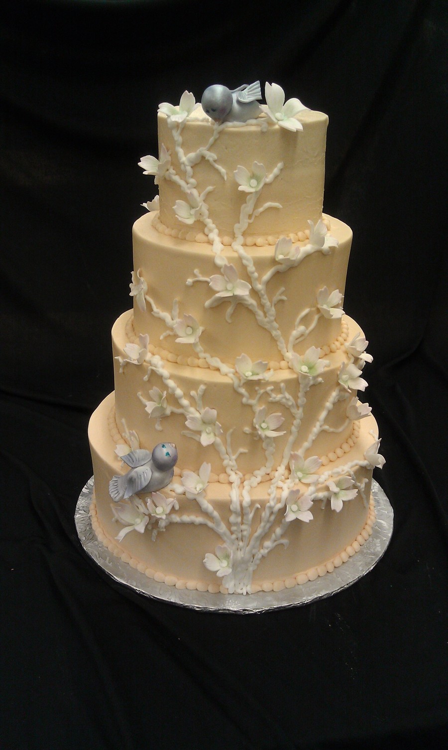 Stacked Wedding Cake - CakeCentral.com