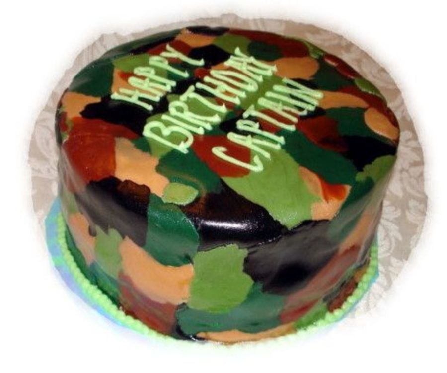 Rbc Camo Birthday - CakeCentral.com