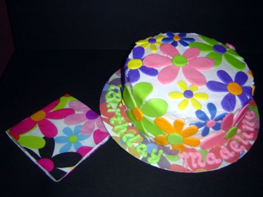 Mod Birthday Cake - CakeCentral.com