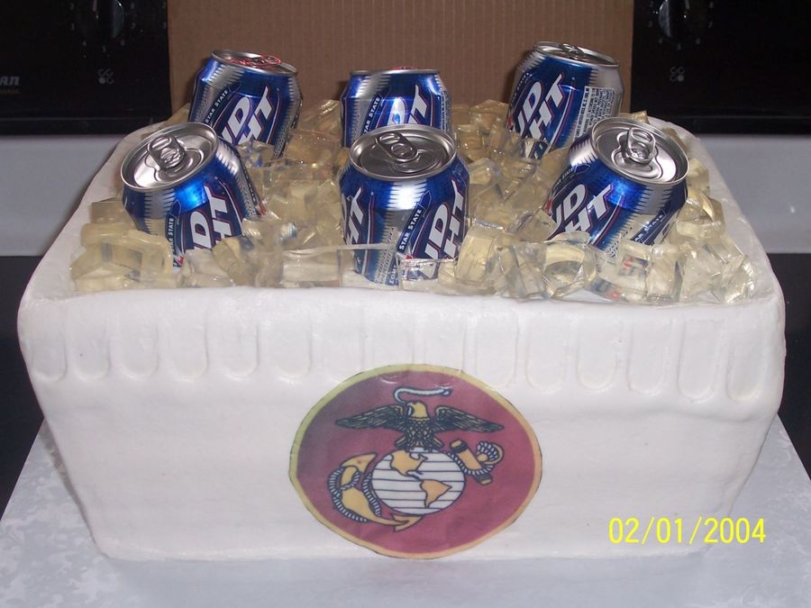Ice Chest Full Of Beer - CakeCentral.com