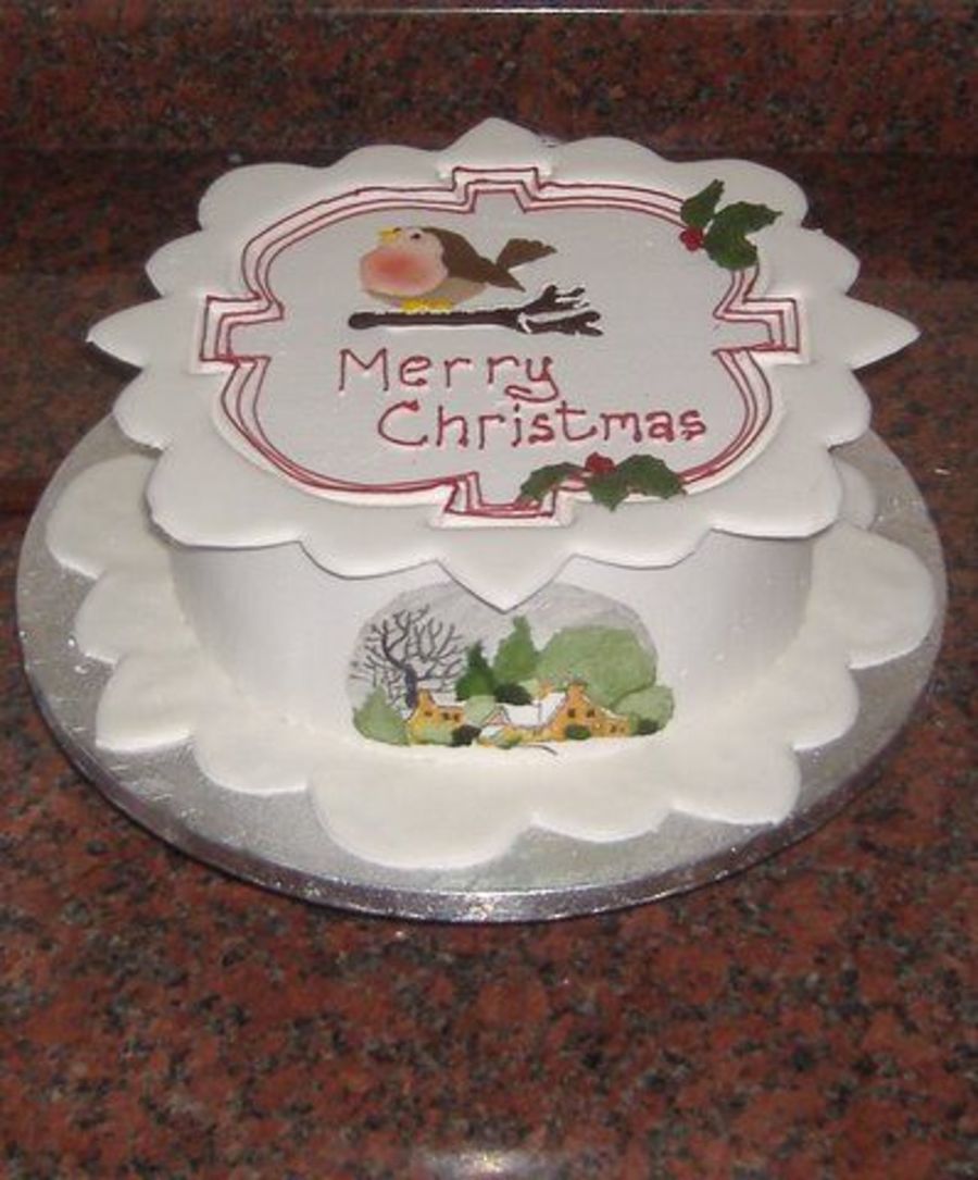 Royal Iced Robin - CakeCentral.com