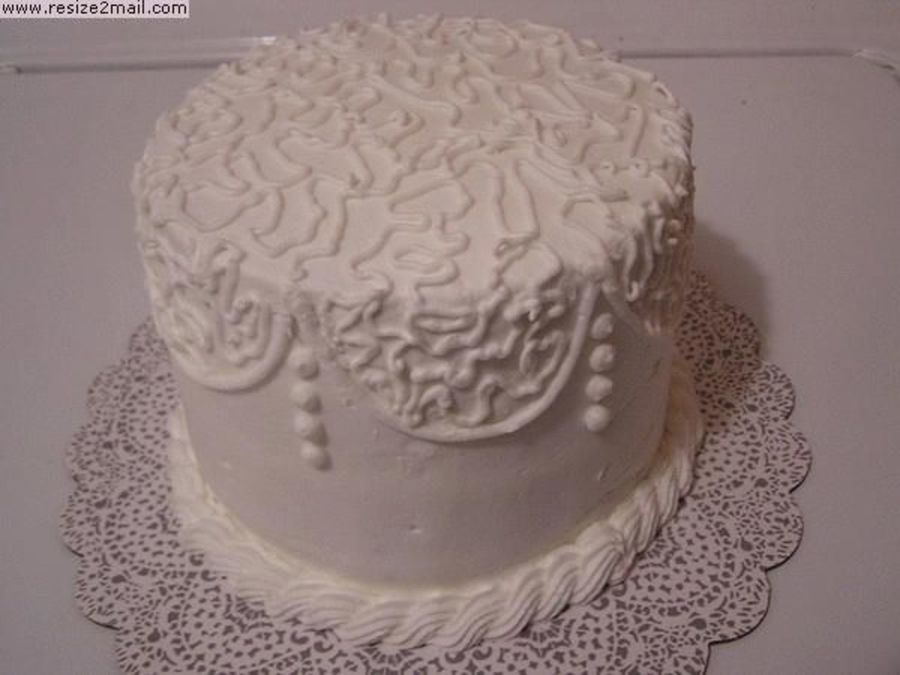 6-In_Cornelli_Lace_Wedding_Cak.jpg - CakeCentral.com