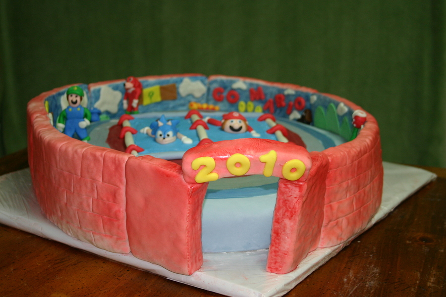 Mario Vs Sonic - CakeCentral.com